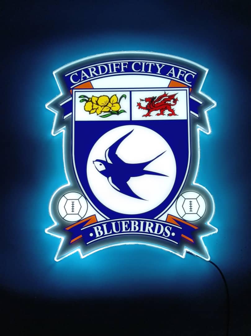 Club badge LED lights - Cardiff City Forum