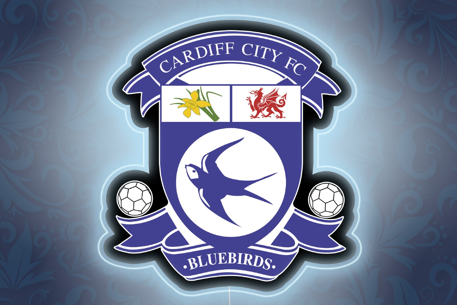 Customisable Football Card LED Wall Light - Cardiff City Forum
